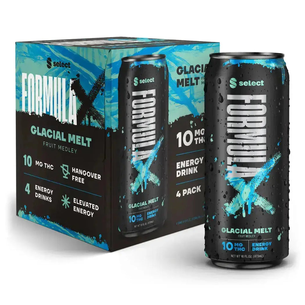 Select FormulaX Hemp Energy Drink – THC-Infused, 50mg Caffeine