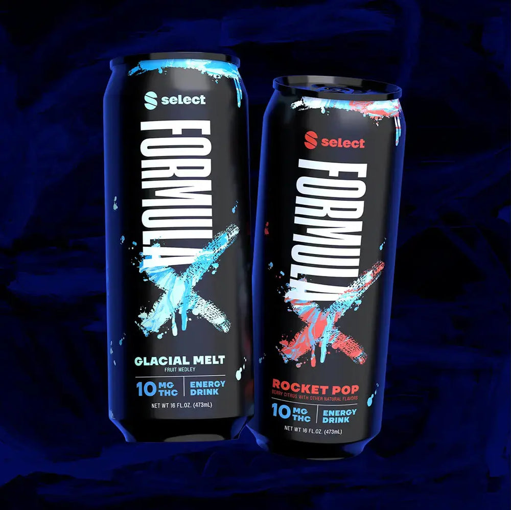 Select FormulaX Hemp Energy Drink – THC-Infused, 50mg Caffeine